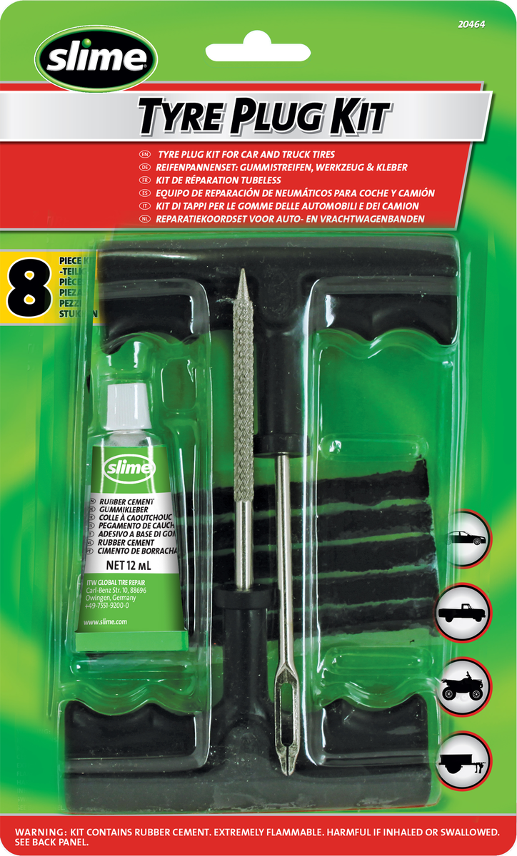 Kit Mechas Repara Pinchazos Slime . – Motos Arribas